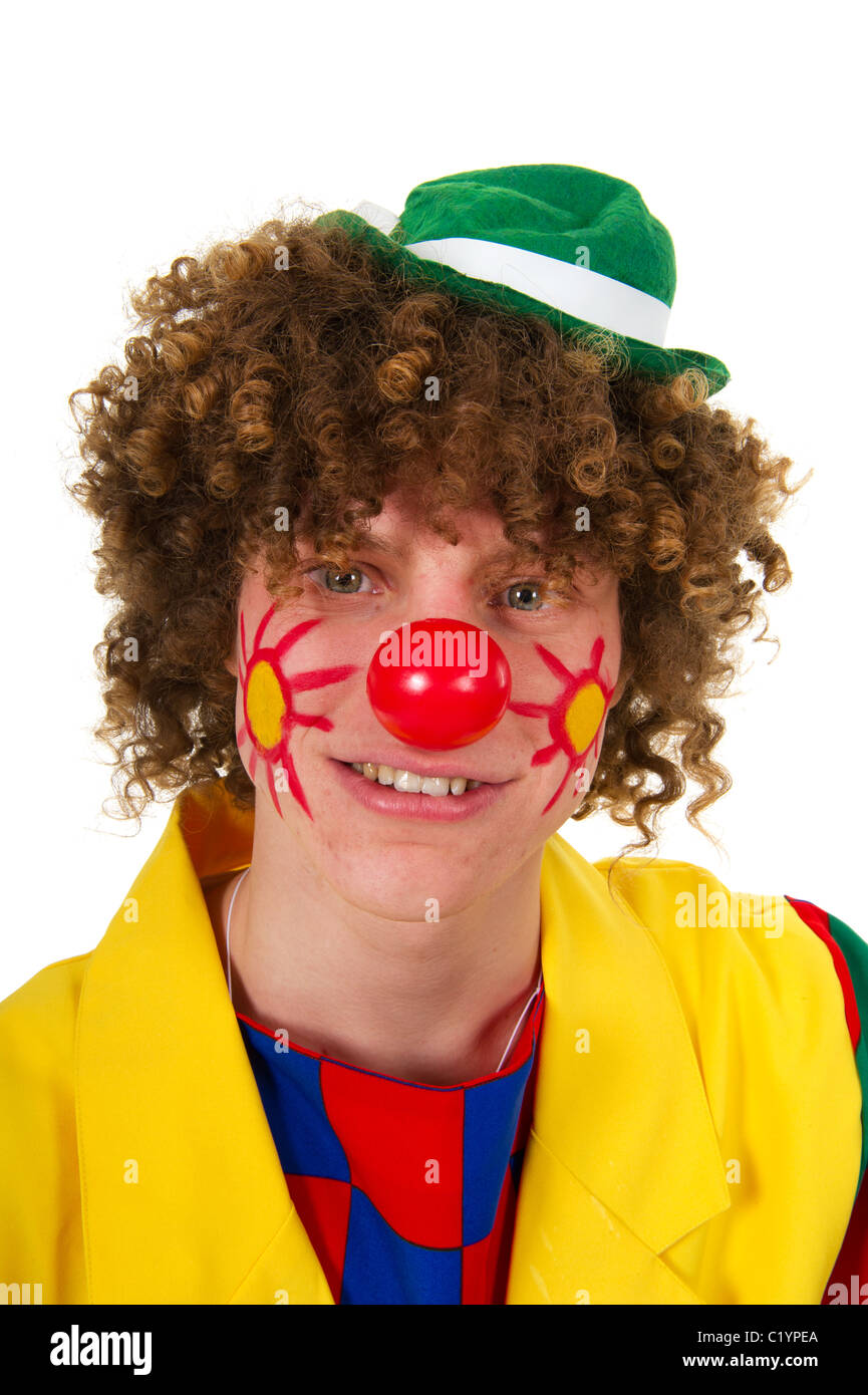 Clown with red nose hi-res stock photography and images - Alamy