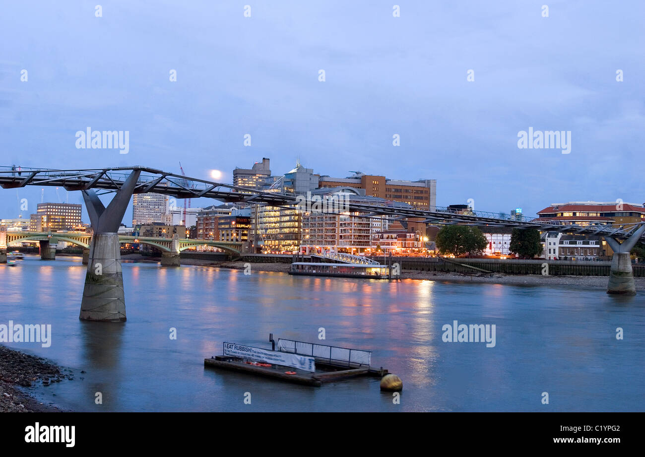 Millennium bridge location hi-res stock photography and images - Alamy