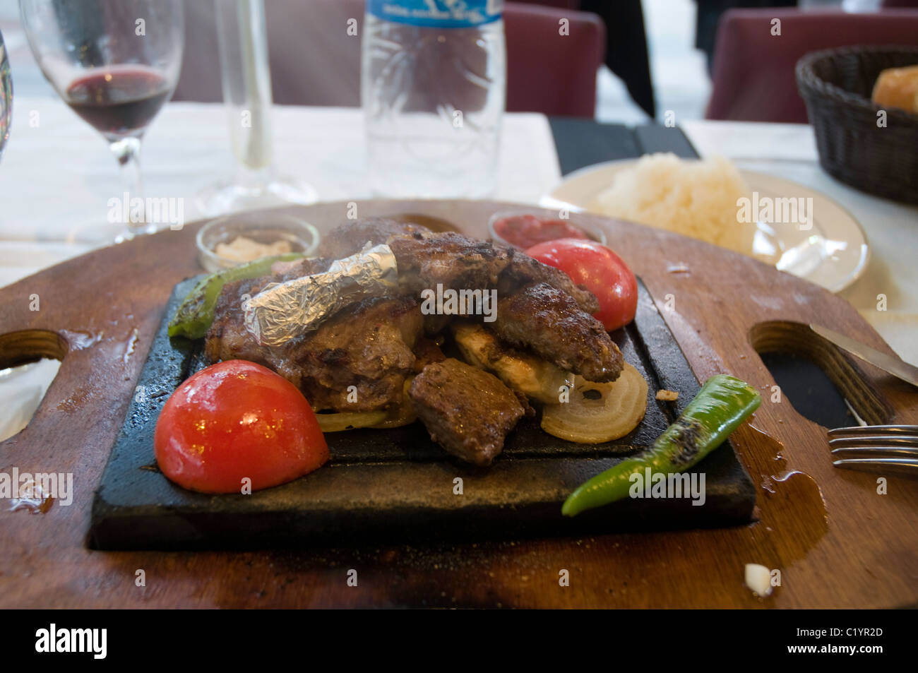 Barbecue turkey shish kebab hi-res stock photography and images - Alamy