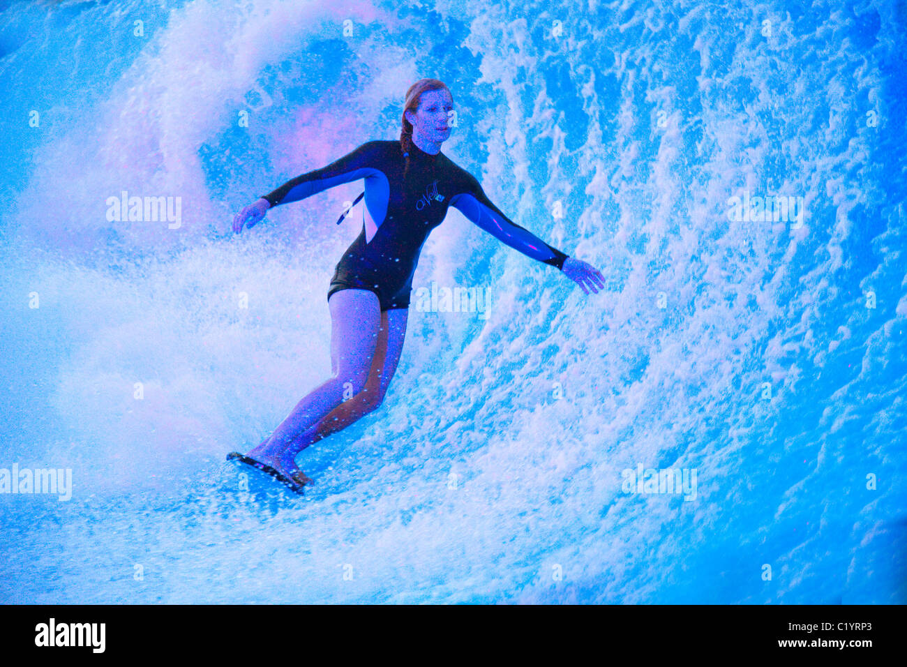 Wave House San Diego at Belmont Park CA Stock Photo - Alamy