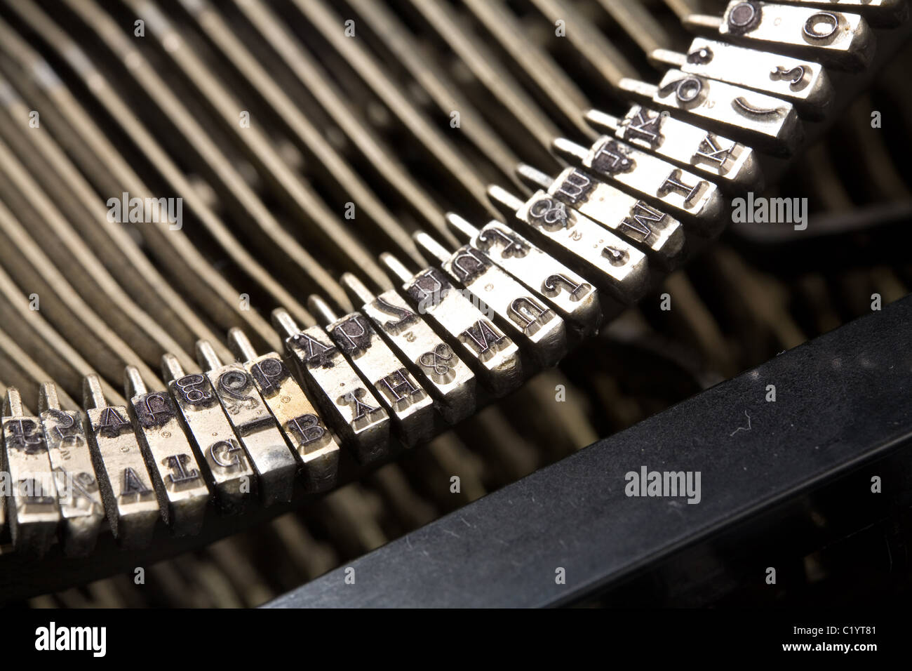 typewriter close up for background Stock Photo - Alamy