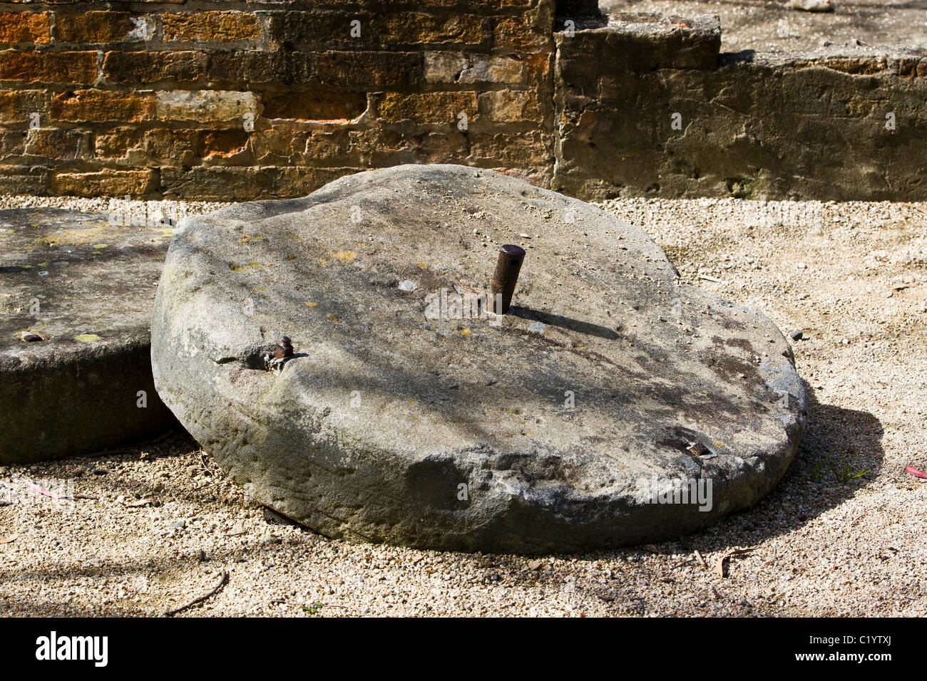 Antique grinding wheel hi-res stock photography and images - Alamy