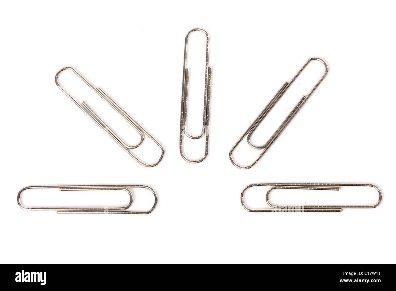 Paper Clip close up shot Stock Photo - Alamy