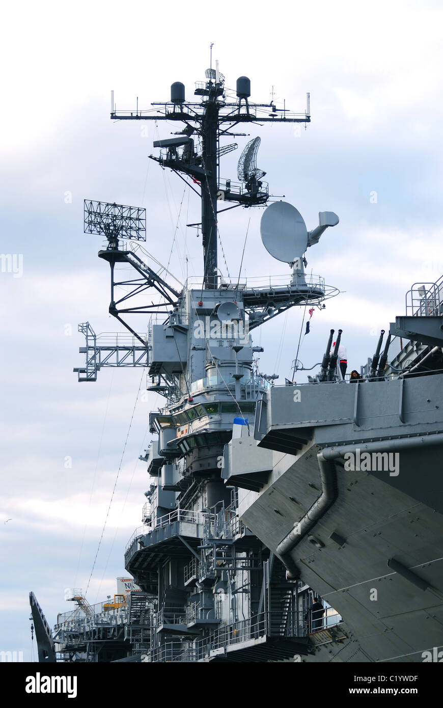 Aircraft carrier panorama hi-res stock photography and images - Alamy