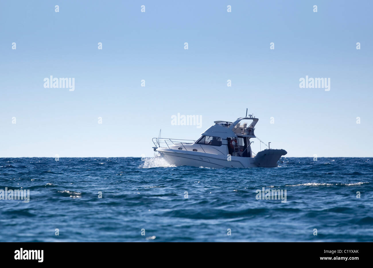 Blue sailing boat hi-res stock photography and images - Alamy