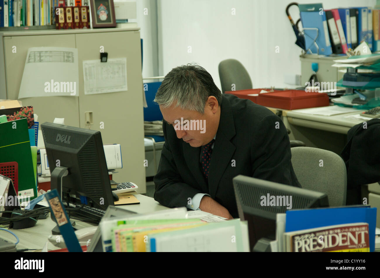 Japan office interior hi-res stock photography and images - Alamy