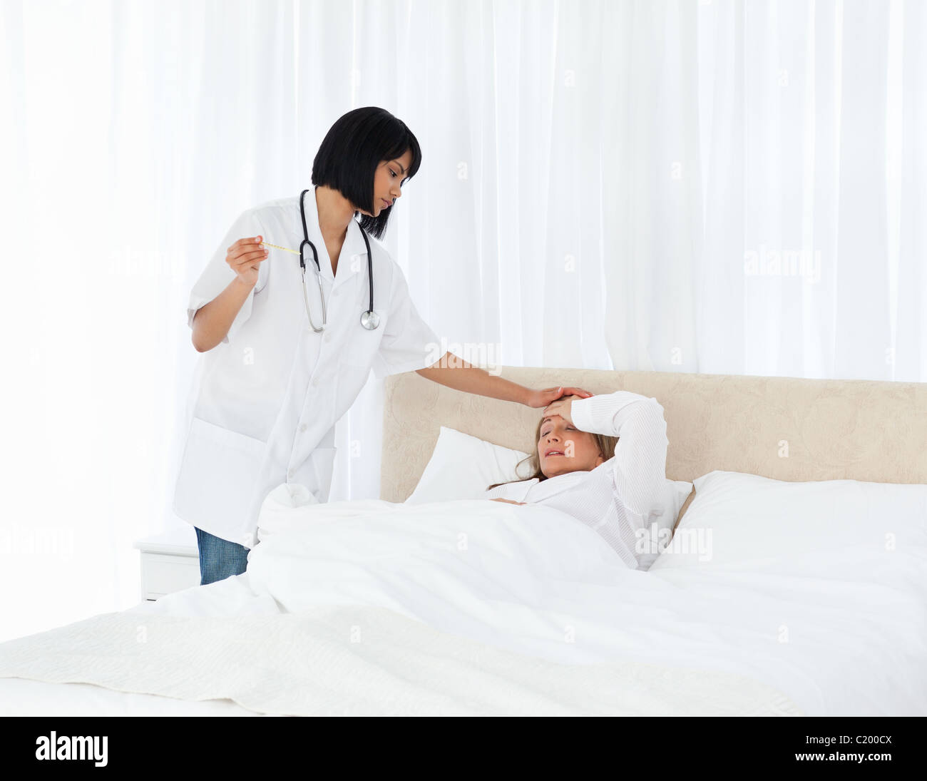 Nurse Taking Temperature