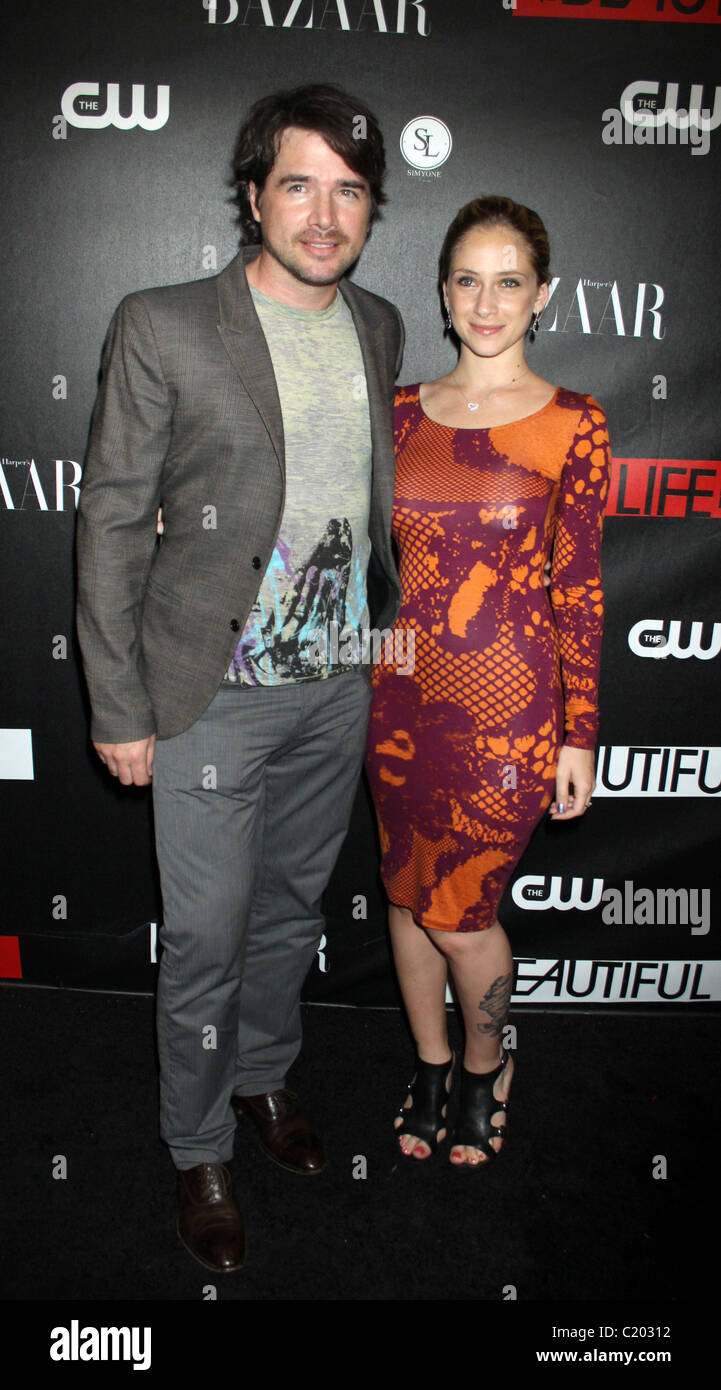 Mathew Settle, Naama Nativ The CW and Harper's Bazaar Launch of 'The ...