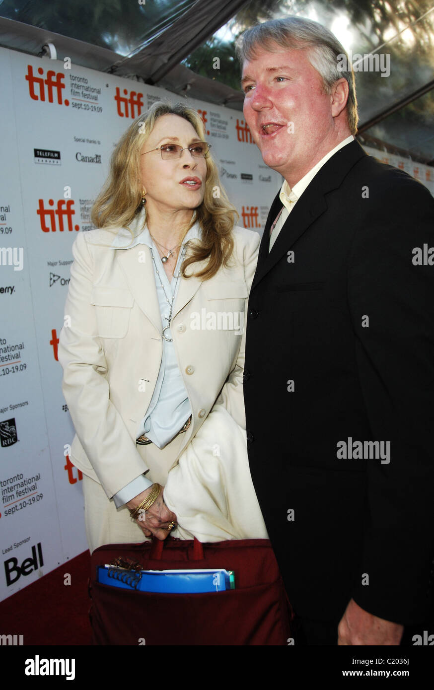 Faye Dunaway attends the premiere of 'Get Low' - The 2009 Toronto ...