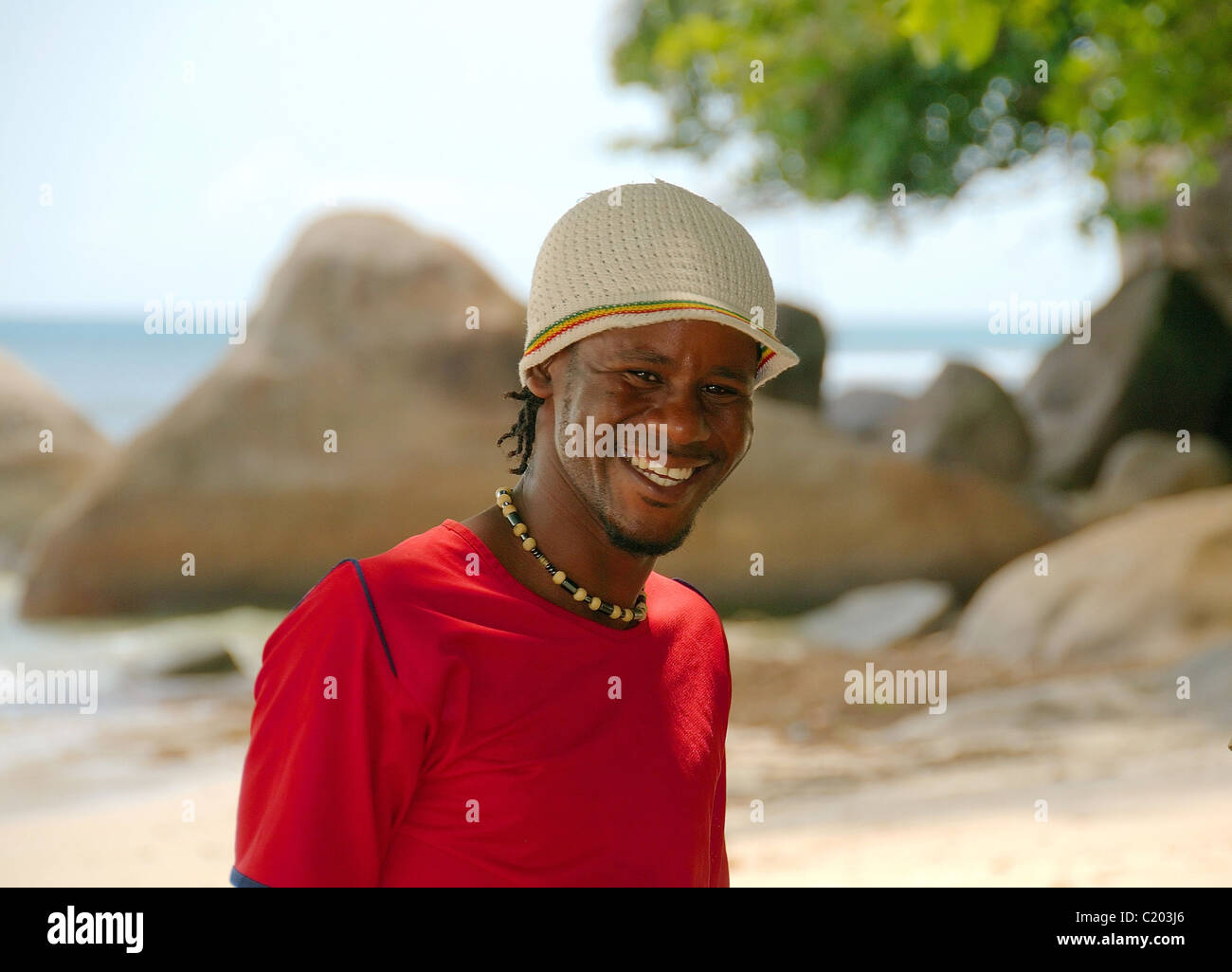 Seychelles man hi-res stock photography and images - Alamy