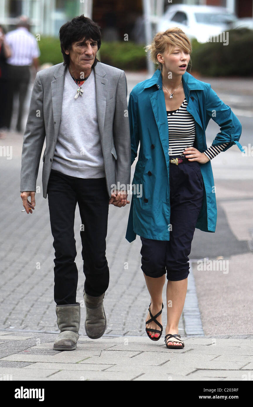 Ronnie wood and ekaterina ivanova hi-res stock photography and images ...