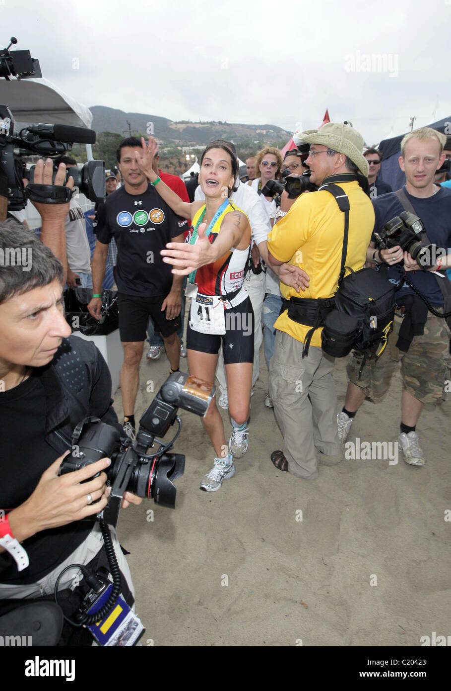 Teri hatcher competes in malibu hi-res stock photography and images - Alamy