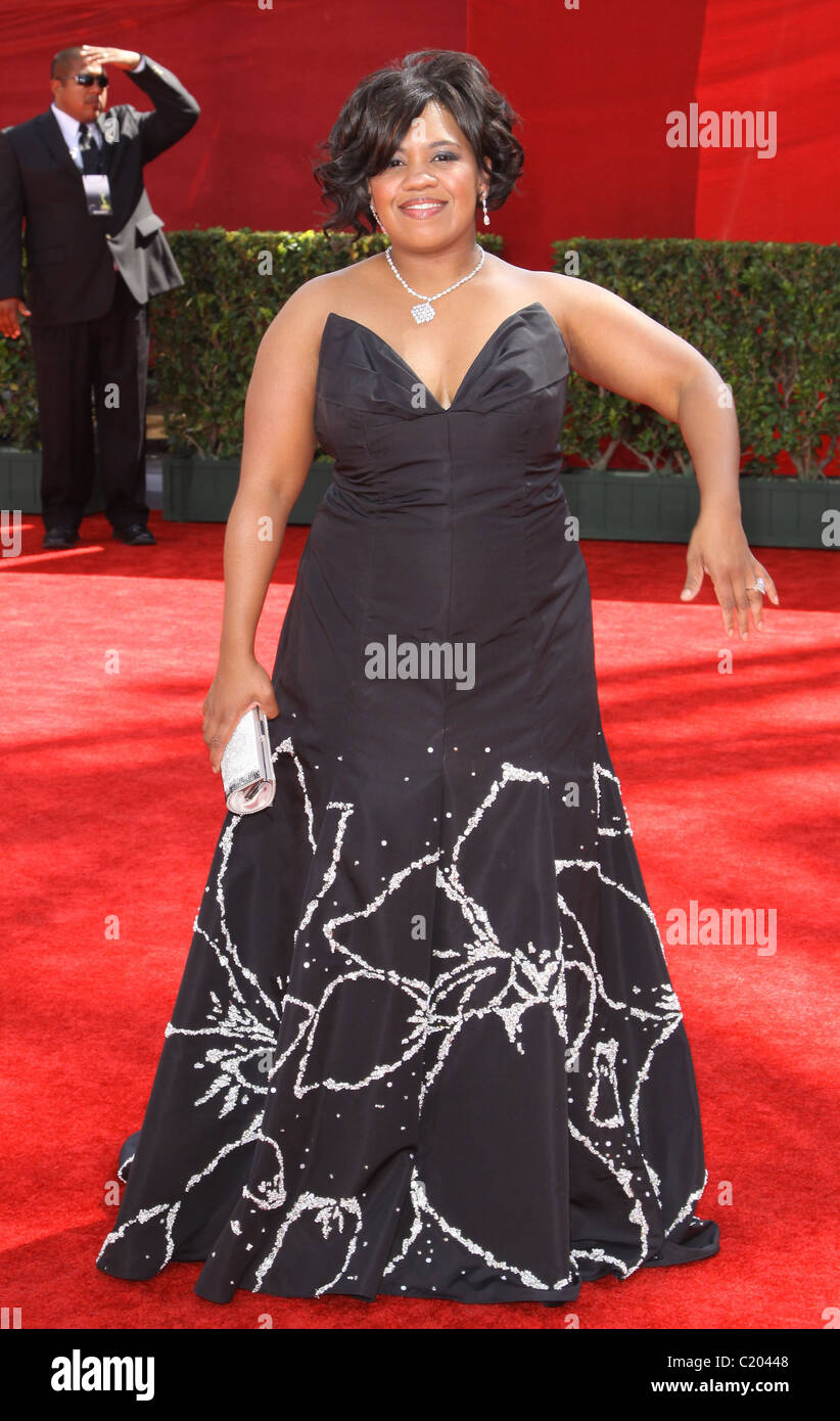 Chandra Wilson 61st Primetime Emmy Awards held at the Nokia Theatre Los ...