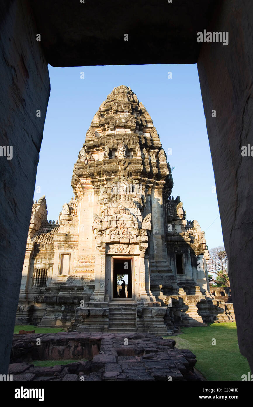 Prasat Phimai temple, built by the Khmer during the 11th century, in ...