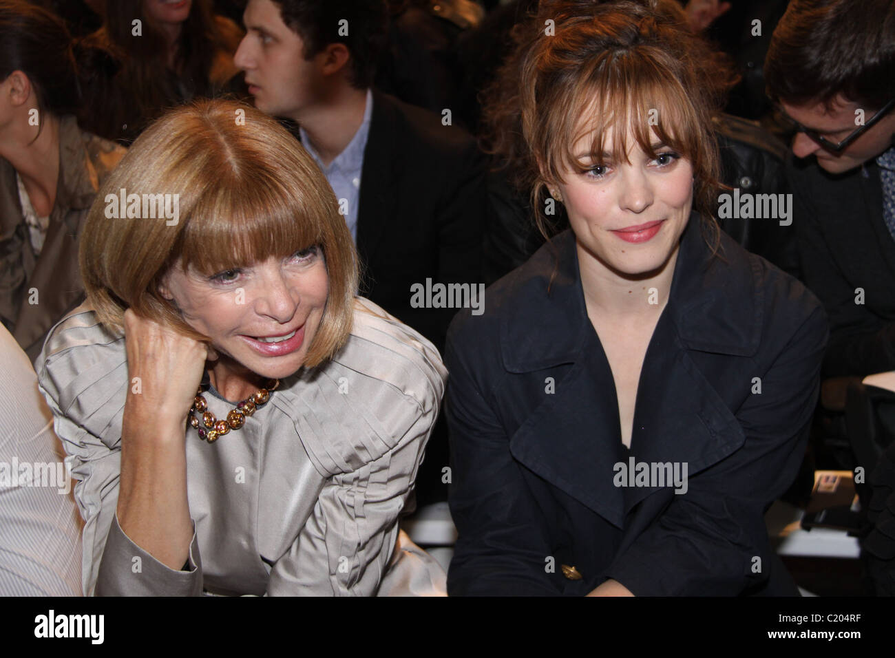 Vogue Editor-in-chief Anne Wintour and actress Rachel McAdams Mercedes ...
