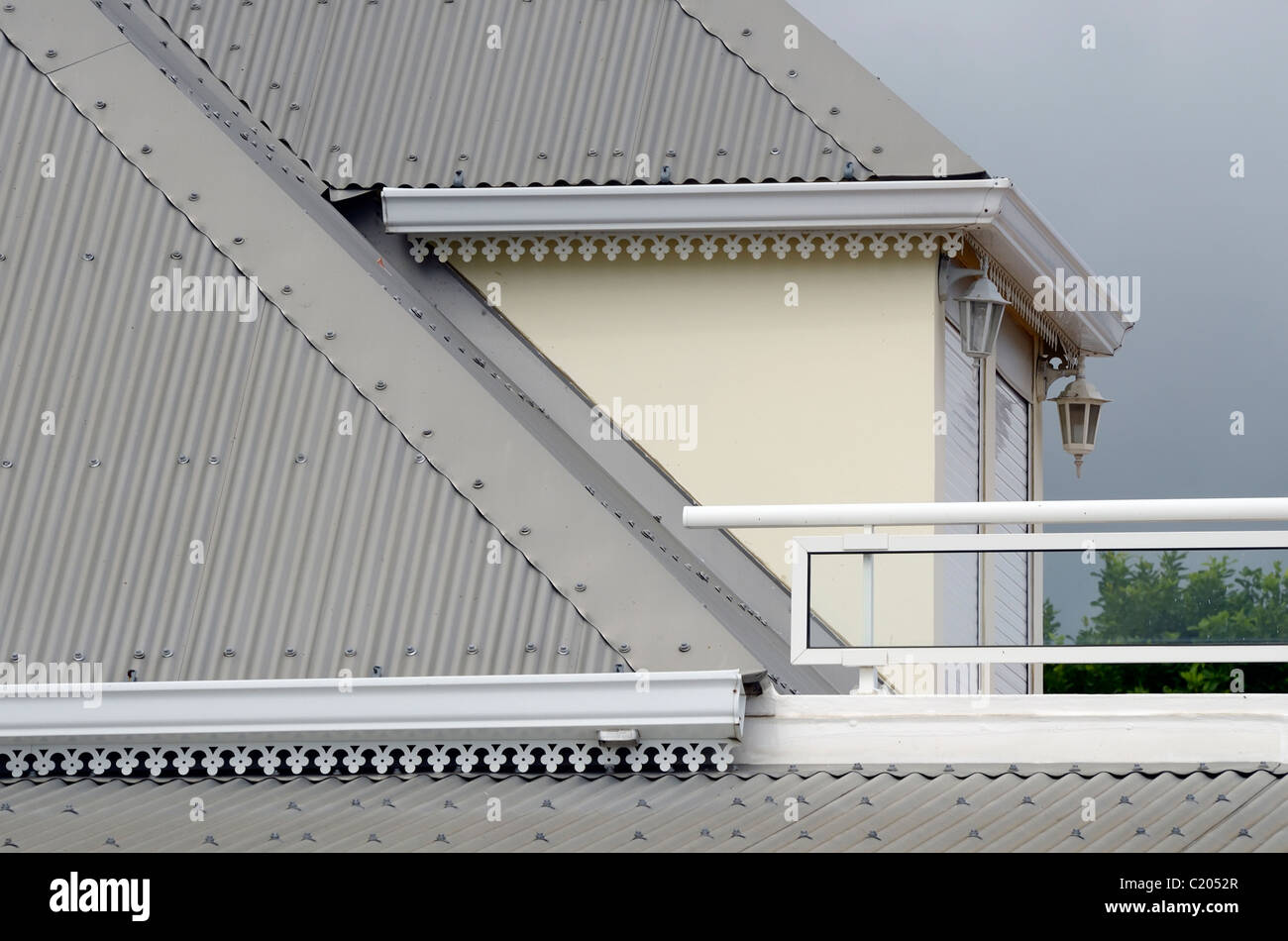 details of house's roof Stock Photo - Alamy