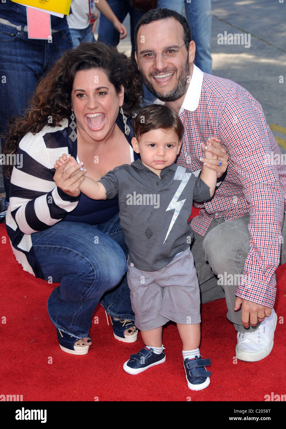 Marissa Jaret Winokur, husband Judah Miller and son Zev Premiere of ...