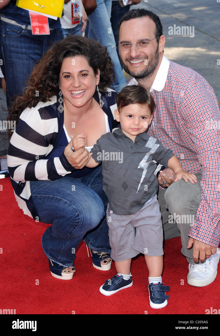 Marissa Jaret Winokur, husband Judah Miller and son Zev Premiere of ...