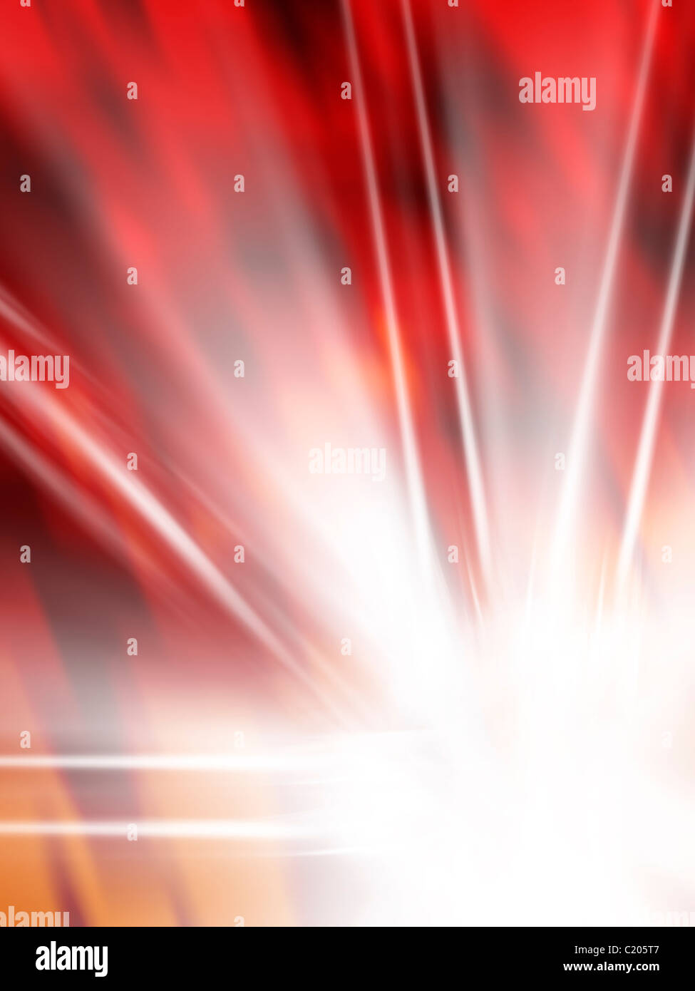 background illustration in red with white star flame Stock Photo - Alamy