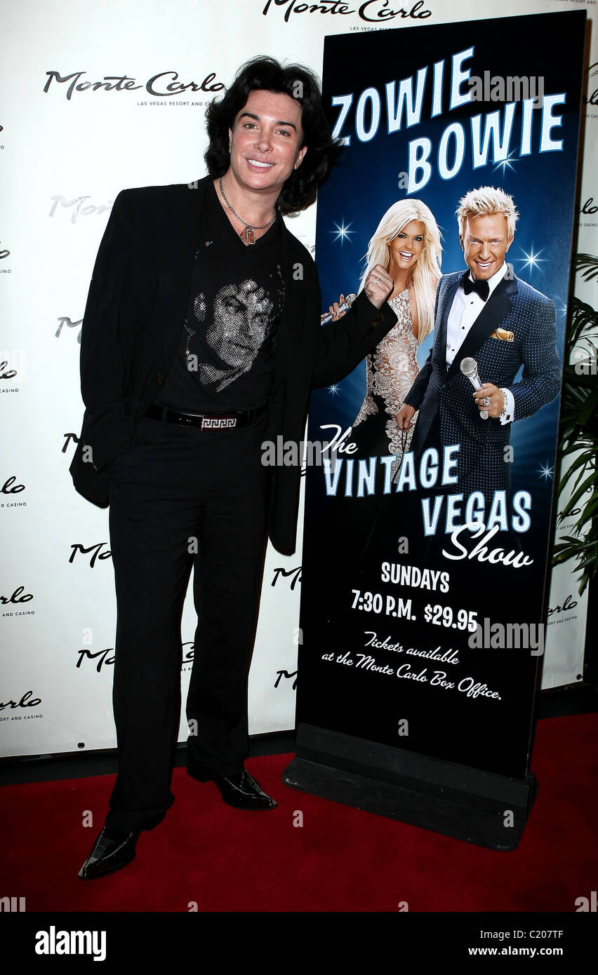 Frank Marino Opening party for the 'Zowie Bowie' vintage Vegas show ...