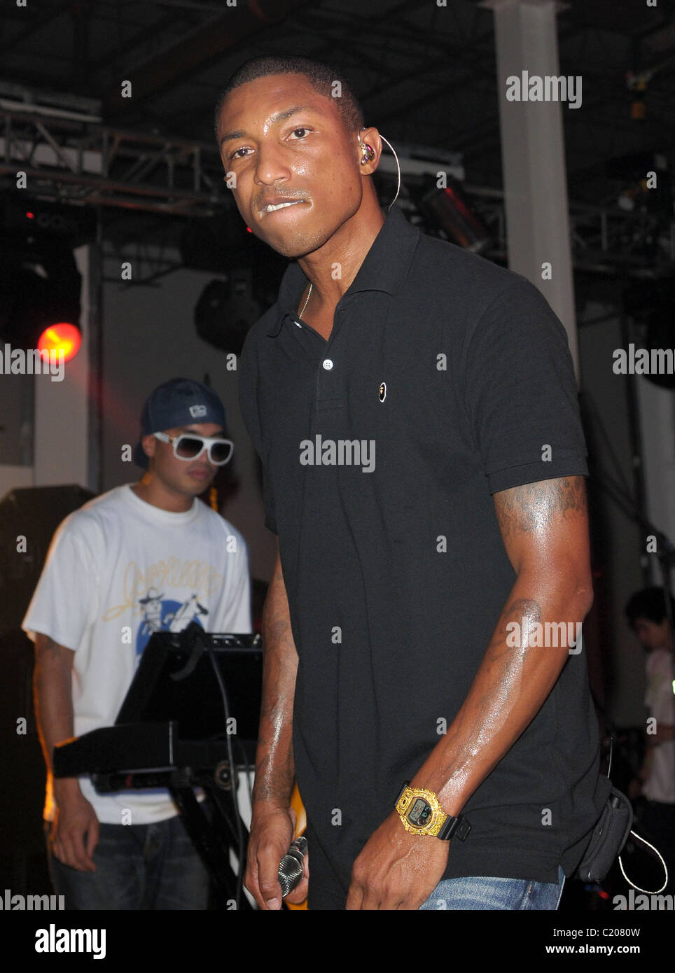 Pharrell Williams performs with his band the N.E.R.D at the Future ...