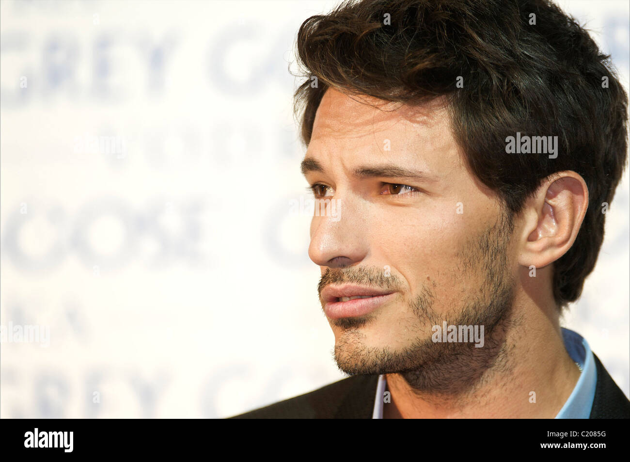 Spanish model Andres Velencoso Cibeles Madrid Fashion Week Spring ...