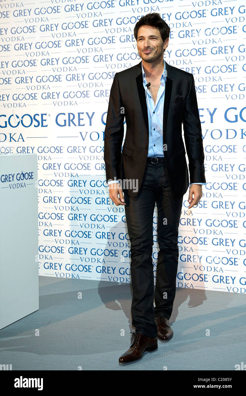 Spanish model Andres Velencoso Cibeles Madrid Fashion Week Spring ...