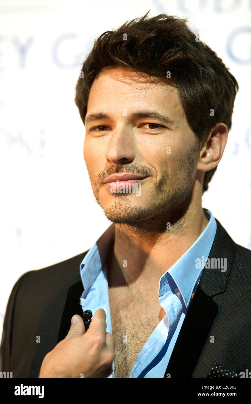 Spanish model Andres Velencoso Cibeles Madrid Fashion Week Spring ...