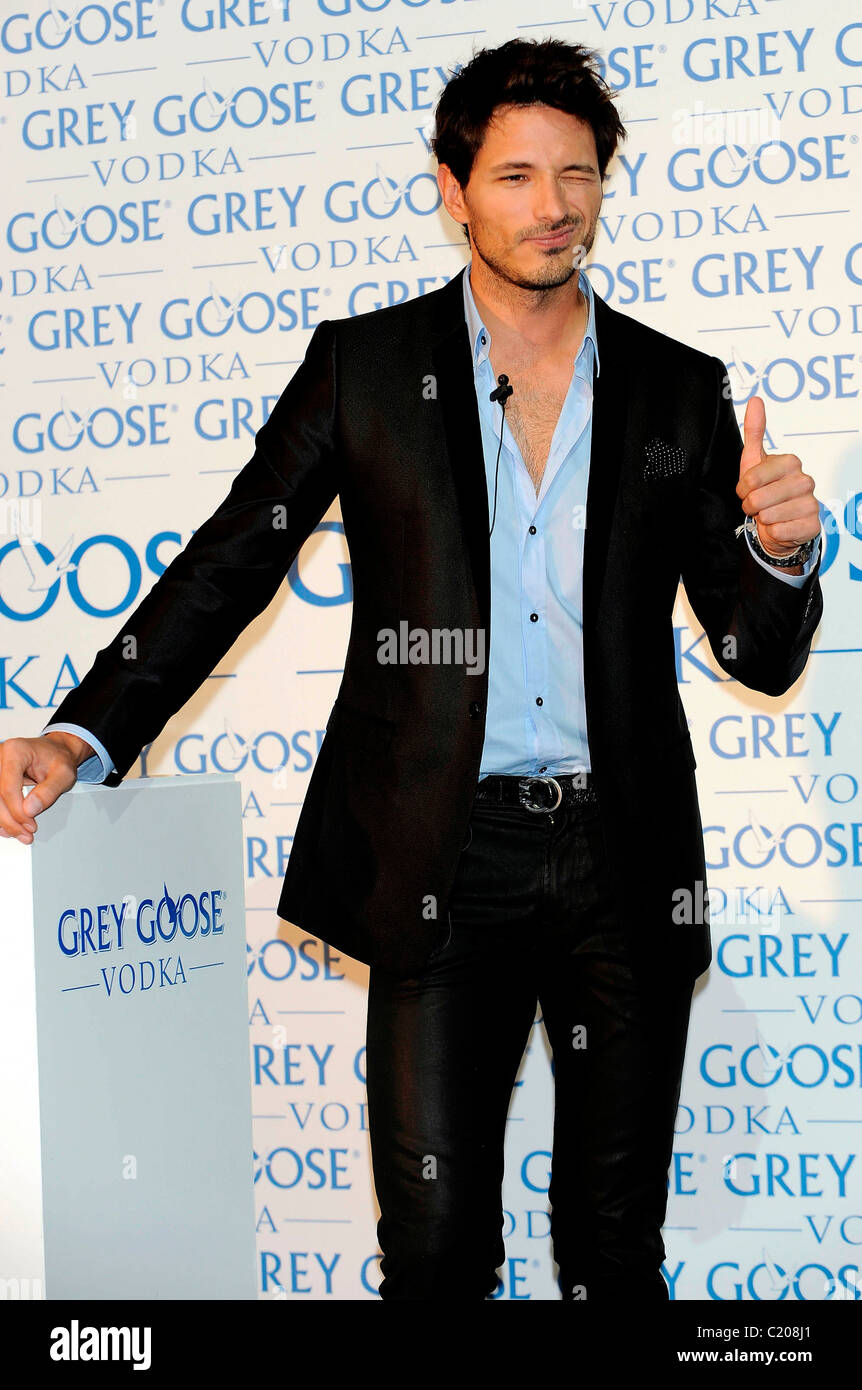 Spanish model Andres Velencoso Cibeles Madrid Fashion Week Spring ...