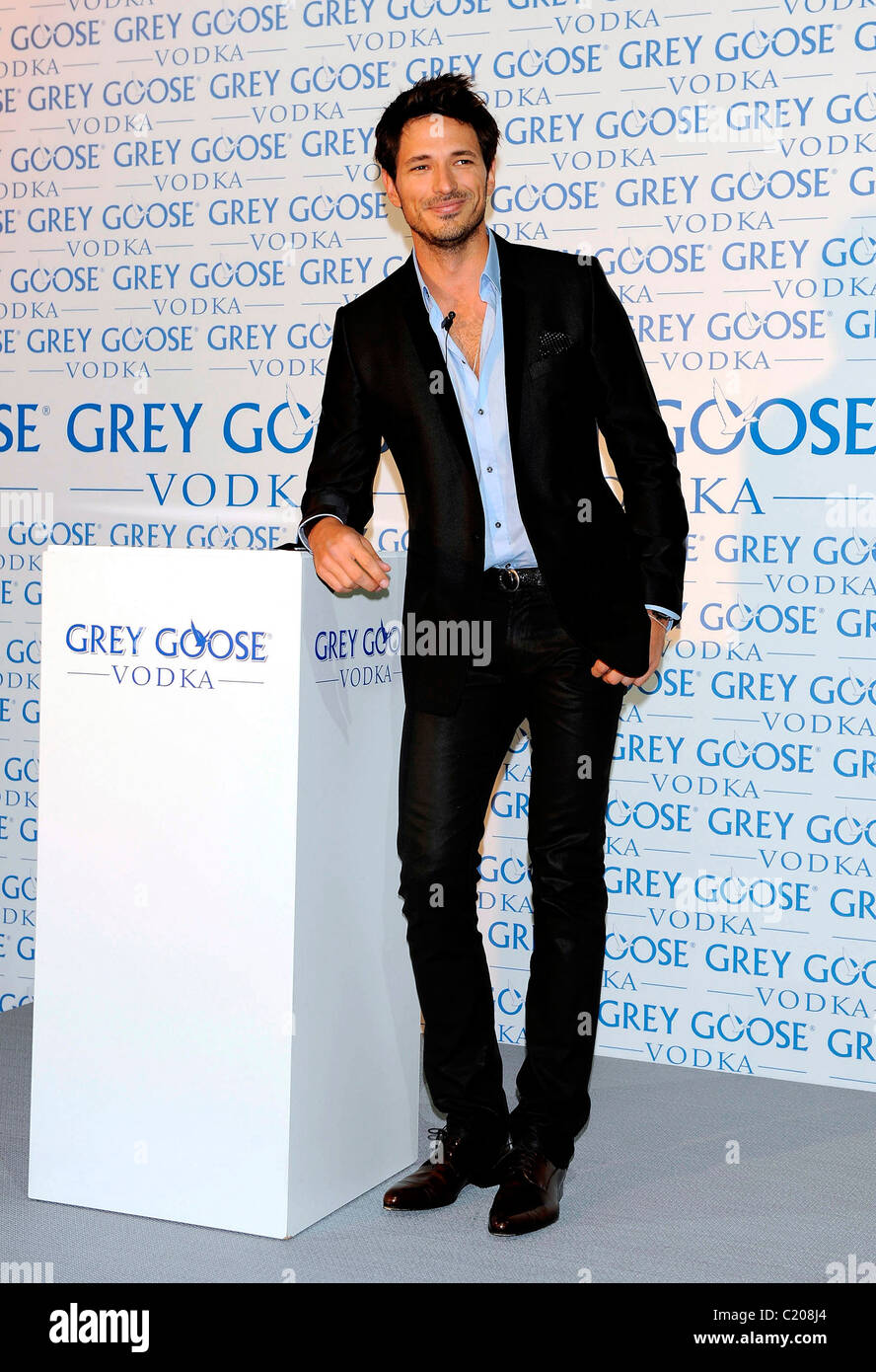 Spanish model Andres Velencoso Cibeles Madrid Fashion Week Spring ...