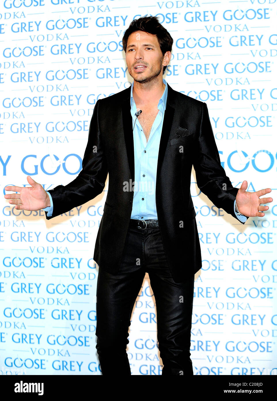 Spanish model Andres Velencoso Cibeles Madrid Fashion Week Spring ...