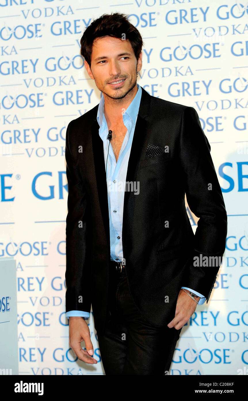 Spanish model Andres Velencoso Cibeles Madrid Fashion Week Spring ...