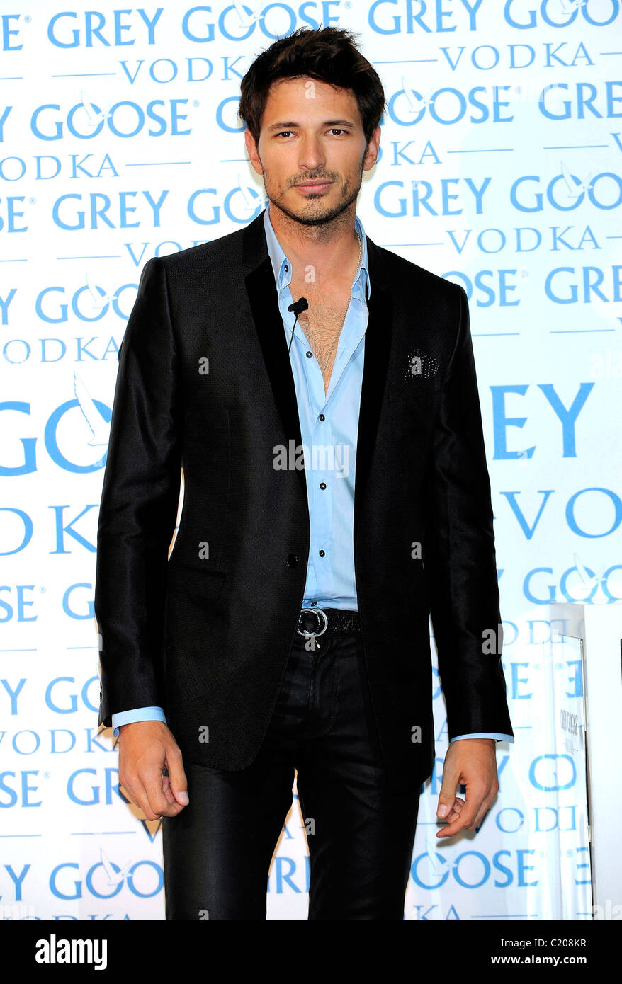 Spanish model Andres Velencoso Cibeles Madrid Fashion Week Spring ...