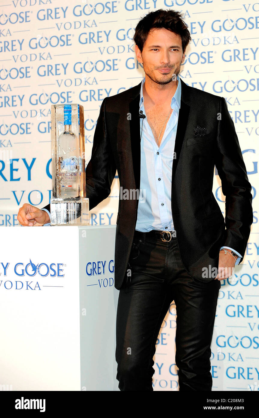 Spanish model Andres Velencoso Cibeles Madrid Fashion Week Spring ...