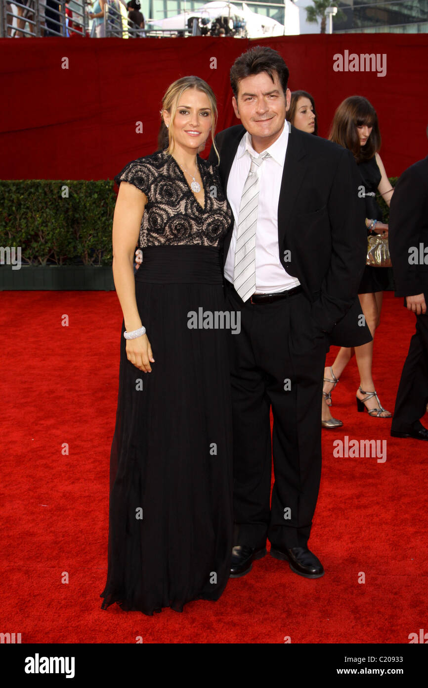 Charlie sheen and brooke allen hi-res stock photography and images - Alamy