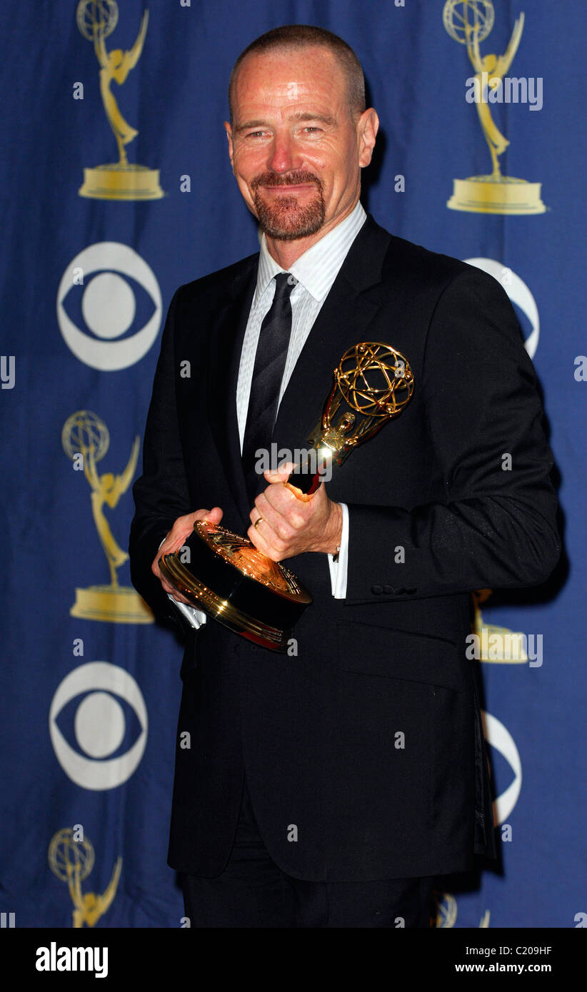 Bryan Cranston 61st Primetime Emmy Awards held at the Nokia Theatre ...
