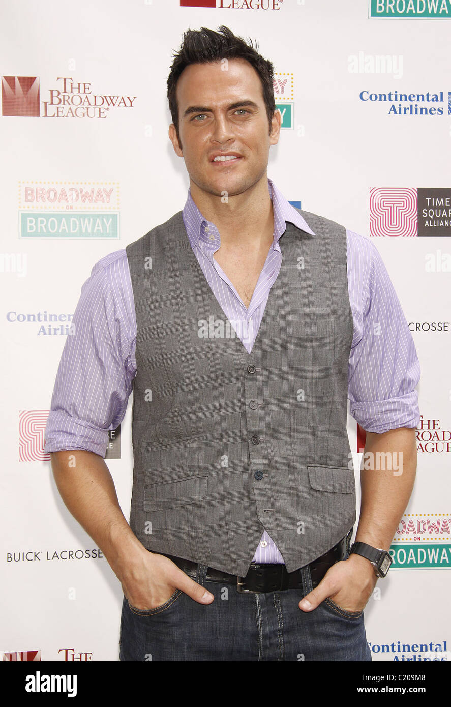 Cheyenne Jackson The Broadway on Broadway 2009 Concert held in Times ...