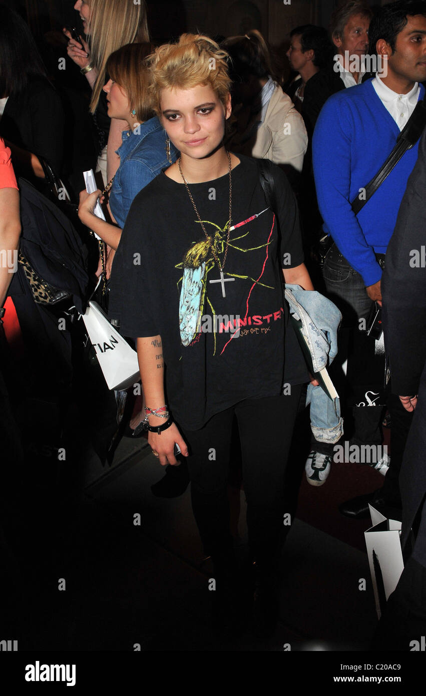 Pixie Geldof 25th Anniversary London Fashion Week Spring/Summer 2010 ...