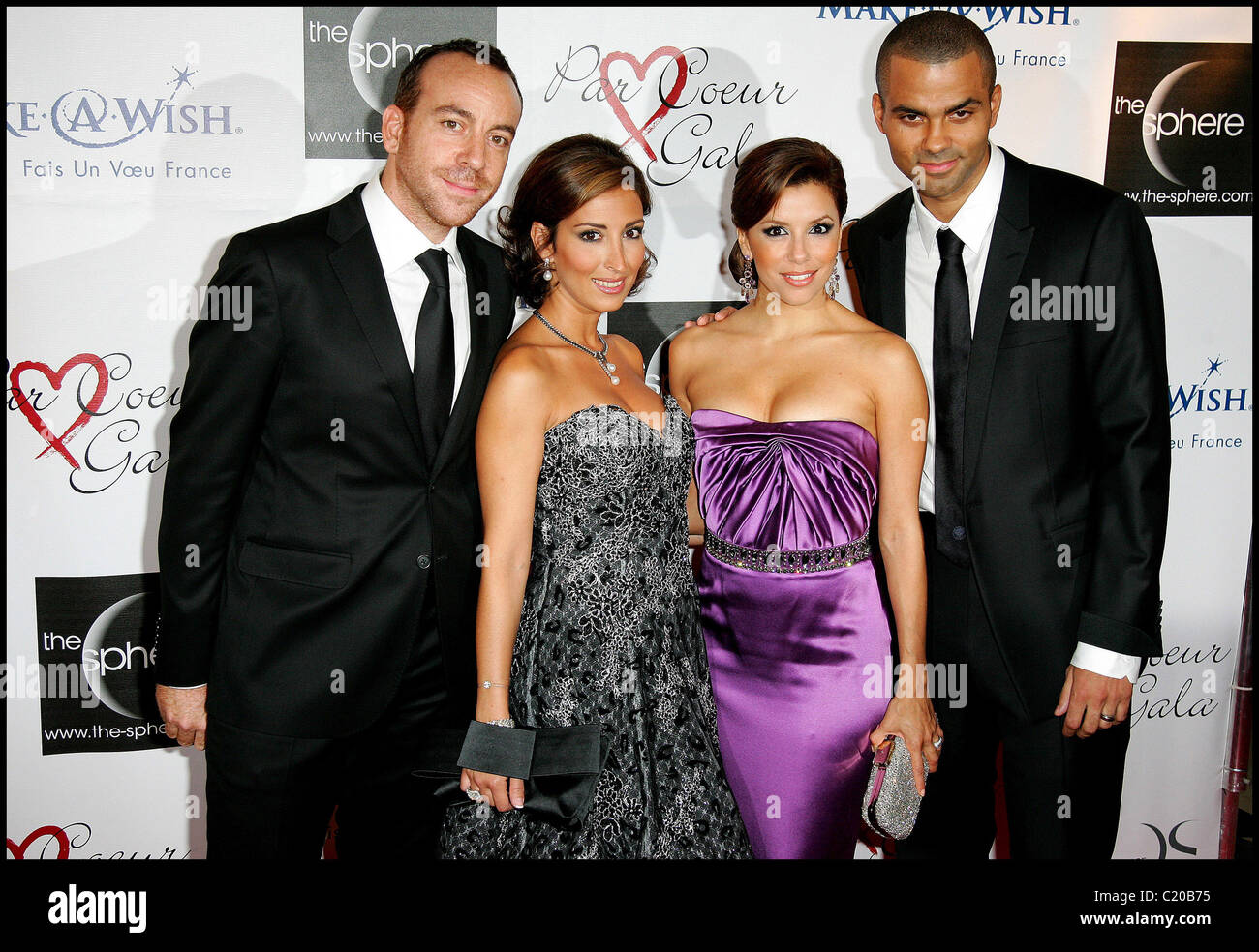 David Manoukian and wife, Eva Longoria Parker and Tony Parker 'Par ...