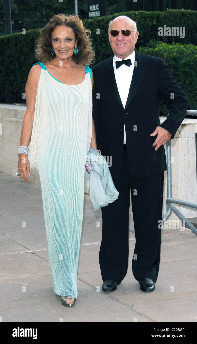 Diane von furstenberg and husband barry diller hi-res stock photography ...