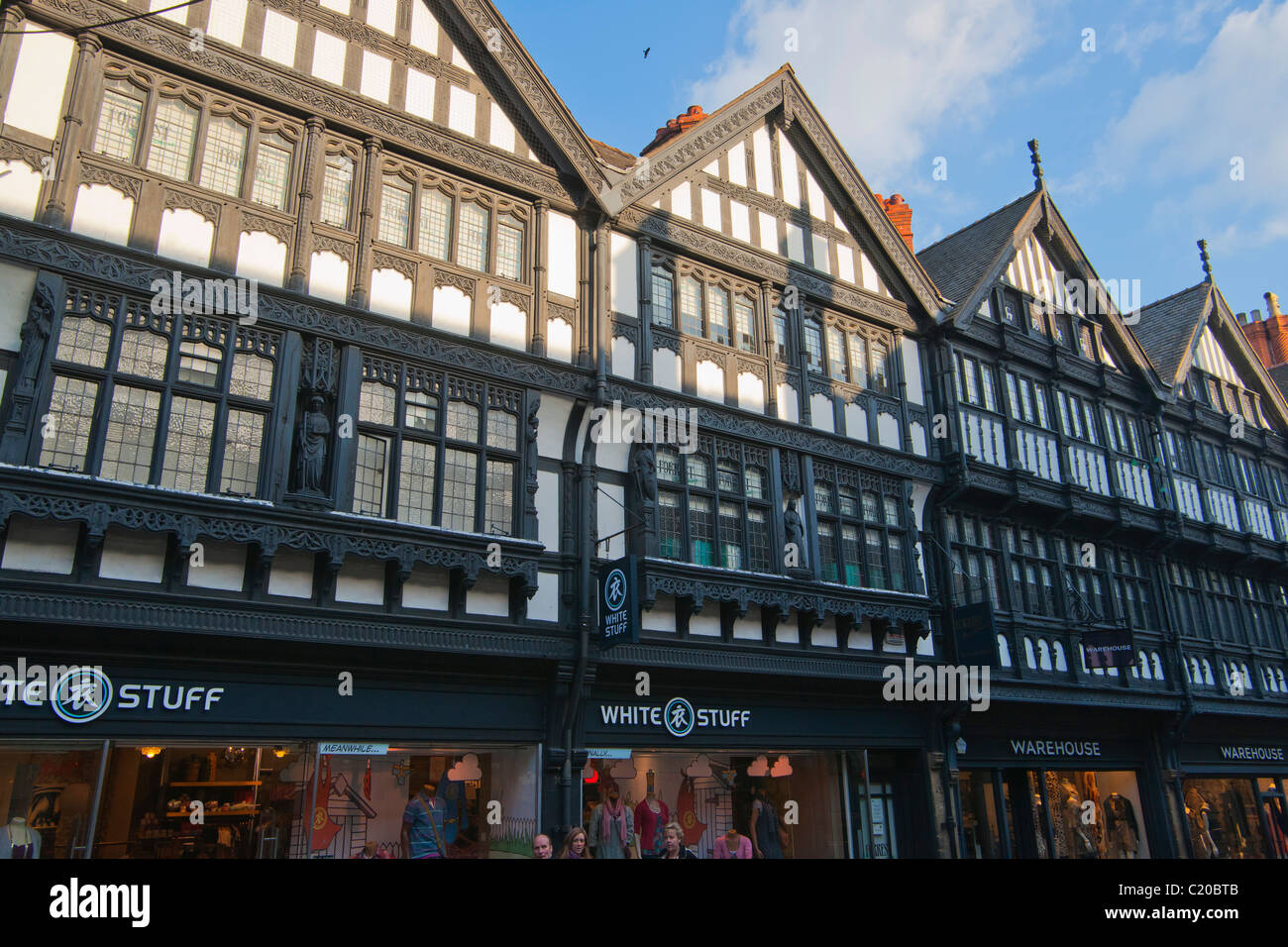 Chester city centre, cathedral. England, March, 2011 Stock Photo - Alamy