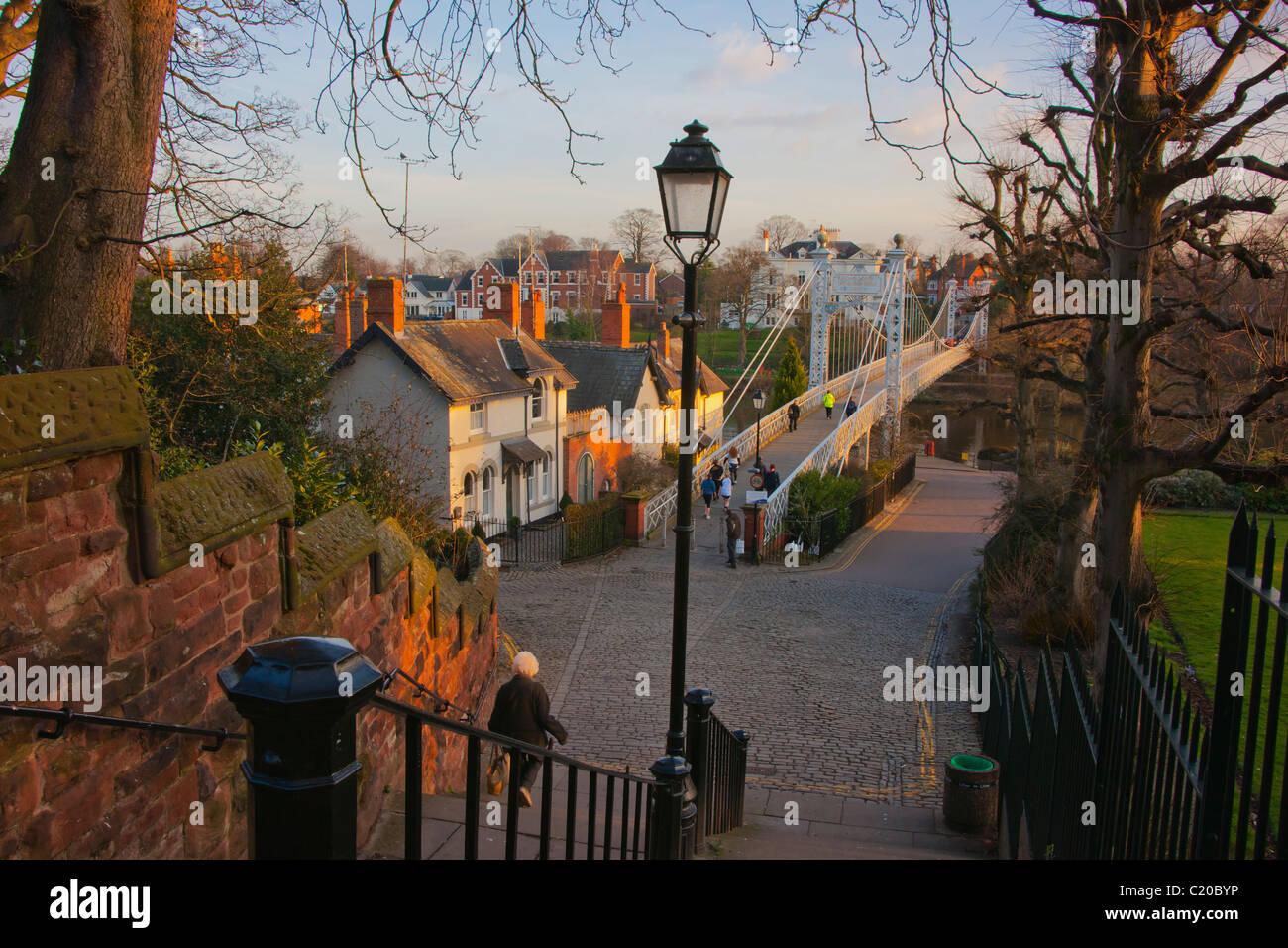 Queens park bridge chester uk hi-res stock photography and images - Alamy