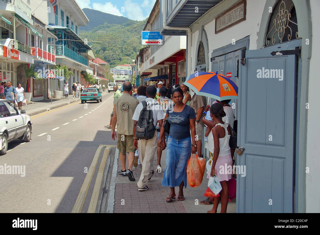 Seychelles people city hi-res stock photography and images - Alamy
