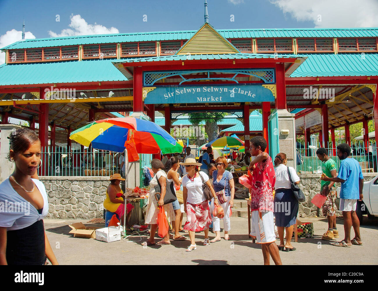 Seychelles people city hi-res stock photography and images - Alamy