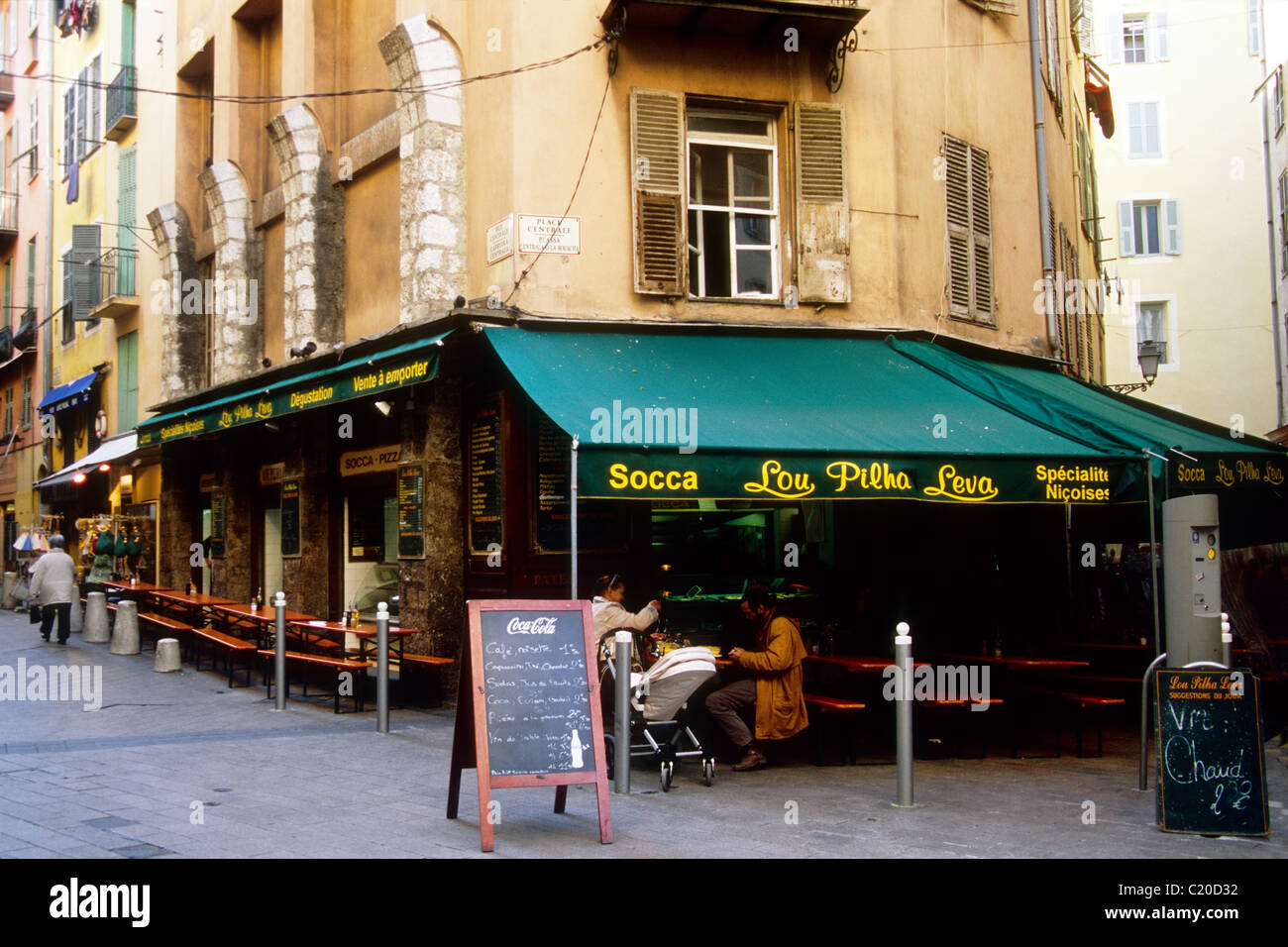 Picturesque Nice food speciality restaurant Stock Photo - Alamy