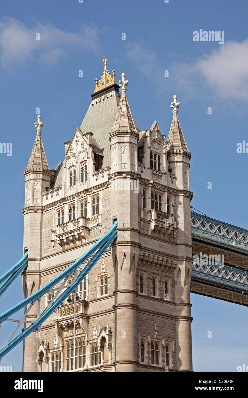 Part of Tower Bridge in London, England Stock Photo - Alamy