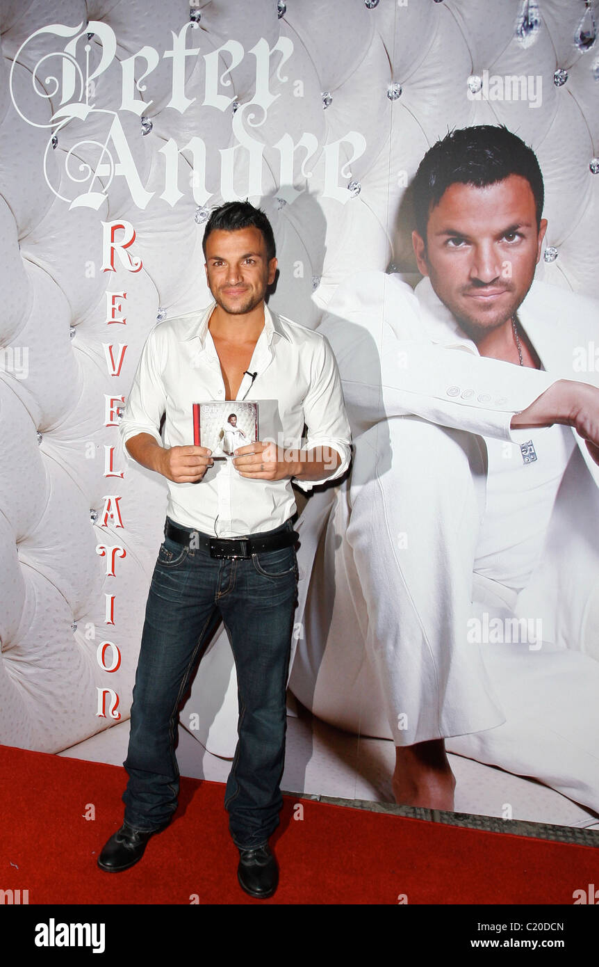 Peter Andre at the launch party of his new album 'Revelation' held at ...