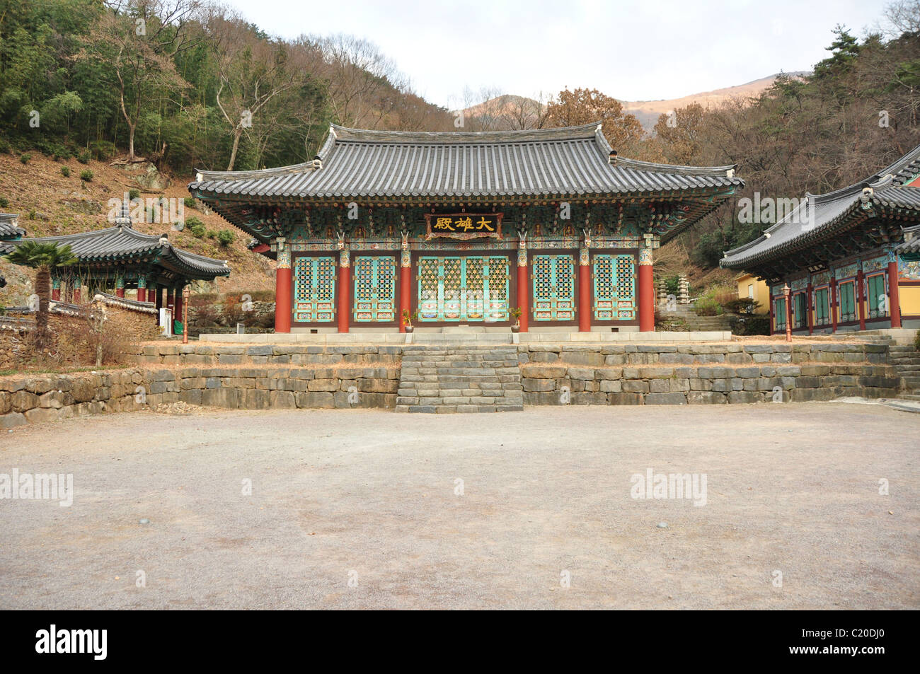 Jeungsimsa temple at mt mudeungsan provincial park gwangju hi-res stock ...