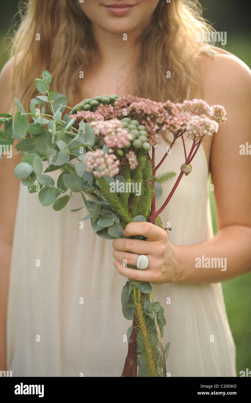 Australian Model in field Stock Photo - Alamy