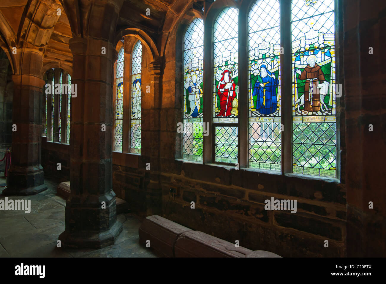 Chester cathedral stained glass england hi-res stock photography and ...